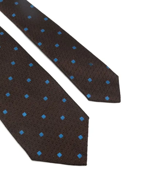 BARBA NAPOLI Square-jacquard Standard Tie