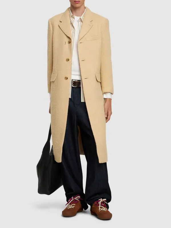 DUNST 2-way 3 Button Bouclé Coat