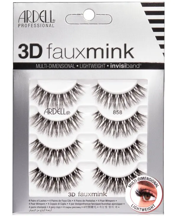 ARDELL 3d Faux Mink Lashes #858 - No Color