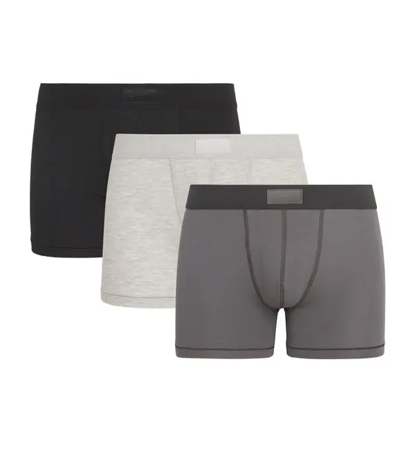 SKIMS Stretch-jersey Boxers - Grey