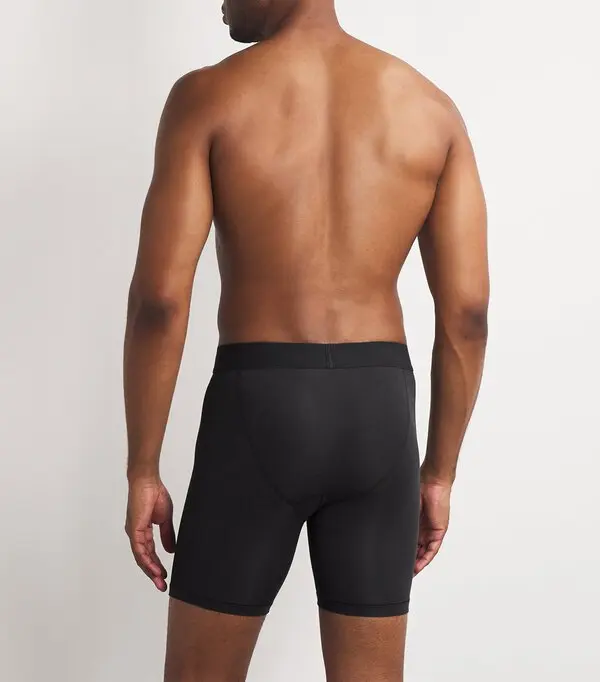 SKIMS Logo Band Boxer Briefs - Black
