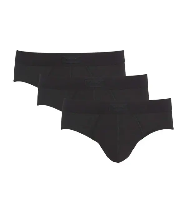 SKIMS Logo Band Briefs - Black