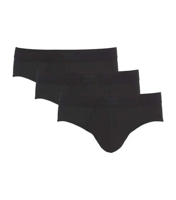SKIMS Logo Band Briefs - Black