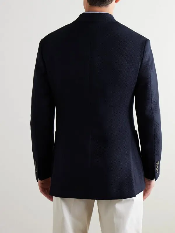 Richard James Honeycomb-knit Virgin Wool-blend Blazer