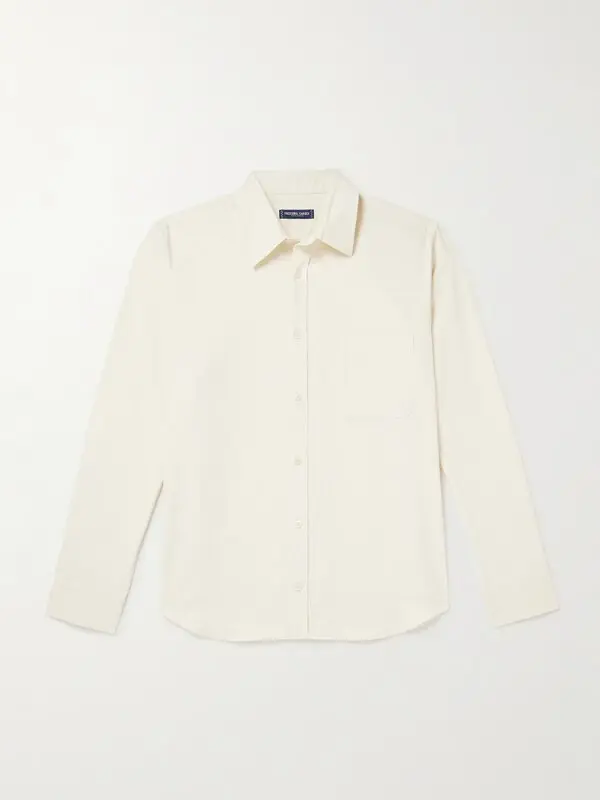 Frescobol Carioca Telles Cotton-corduroy Shirt - Neutrals