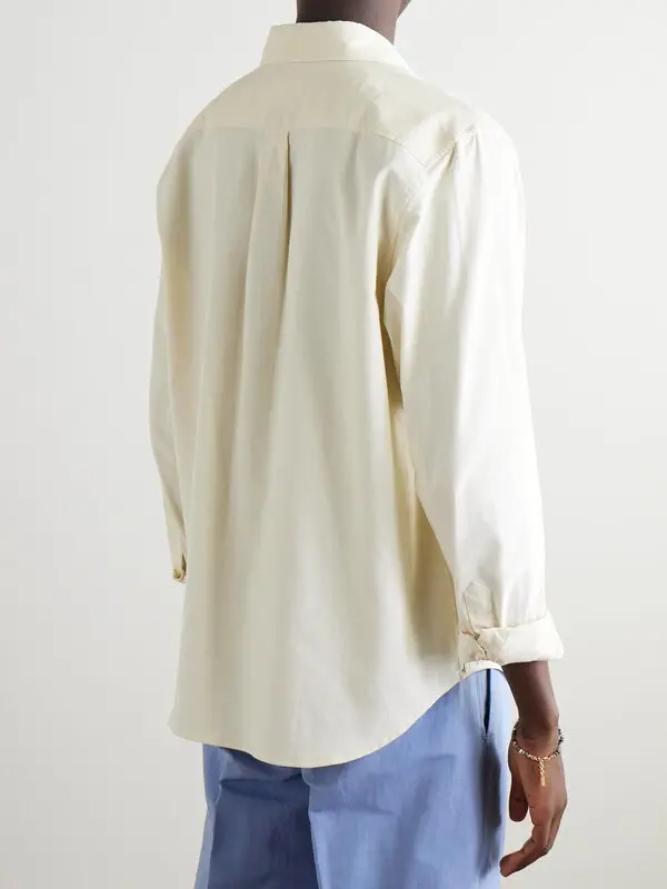 Frescobol Carioca Telles Cotton-corduroy Shirt - Neutrals