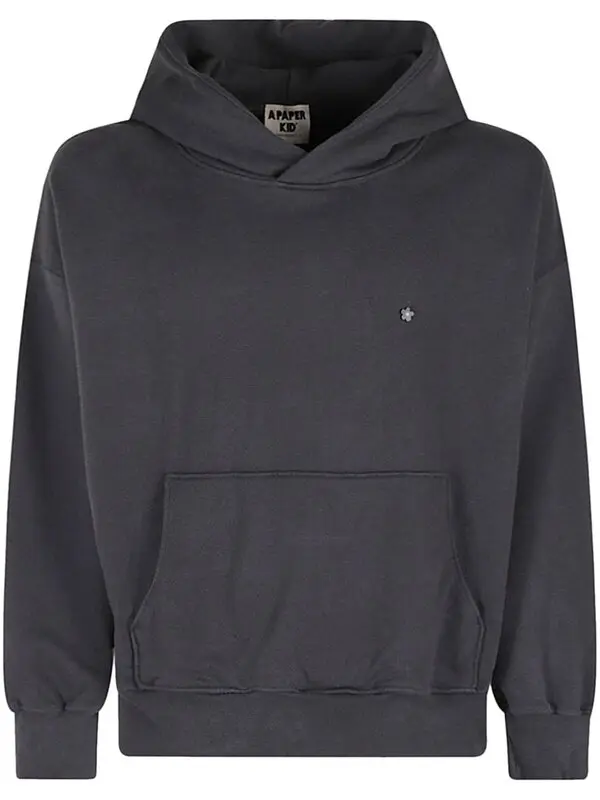 A PAPER KID Logo-patch Hoodie