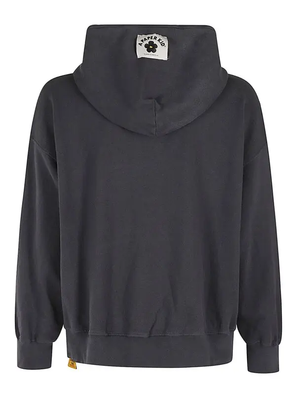 A PAPER KID Logo-patch Hoodie