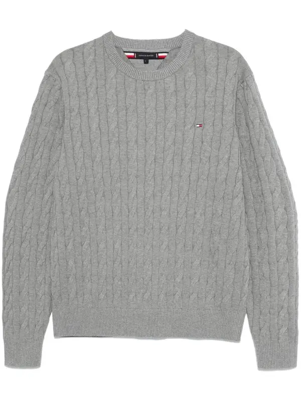 Tommy Hilfiger Cable-knit Crew-neck Sweater