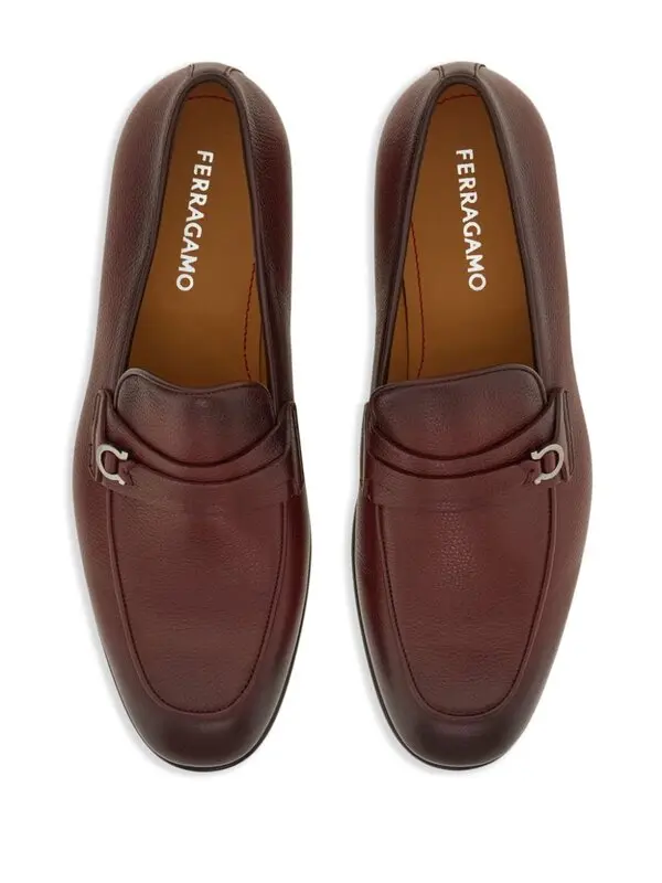 FERRAGAMO Gancini-plaque Loafers