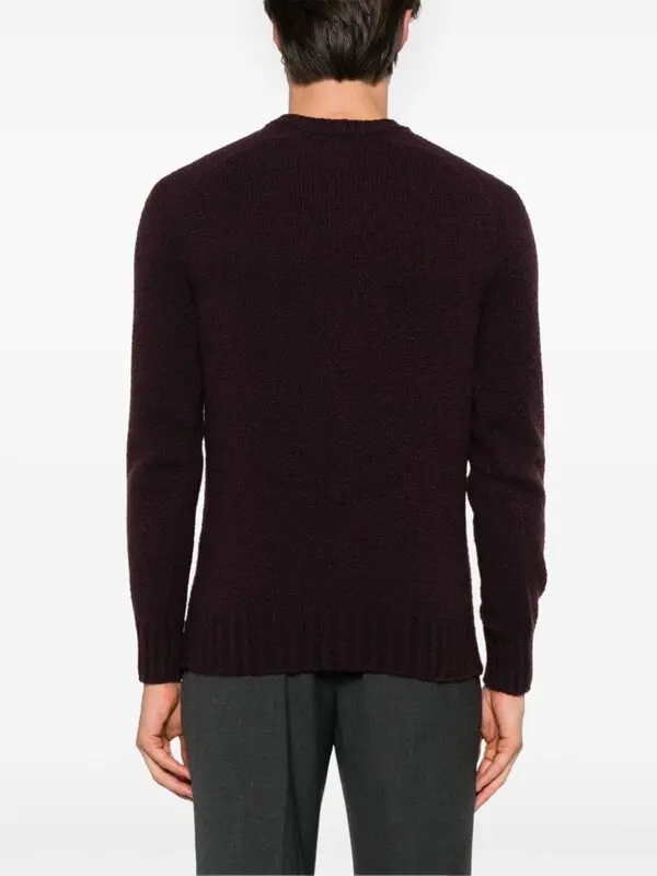 DRUMOHR Merino Wool Sweater - Purple