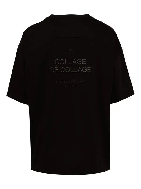 JUUN.J Collage Dé Collage T-shirt - Brown