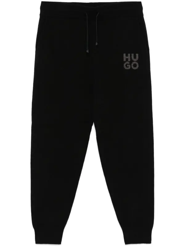 Hugo Jacquard-logo Trousers