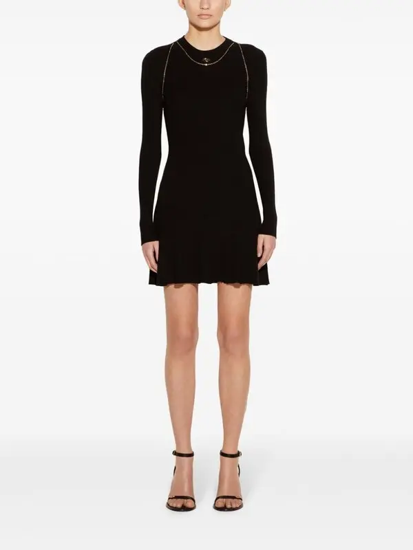 Emilio Pucci Logo-plaque Mini Dress