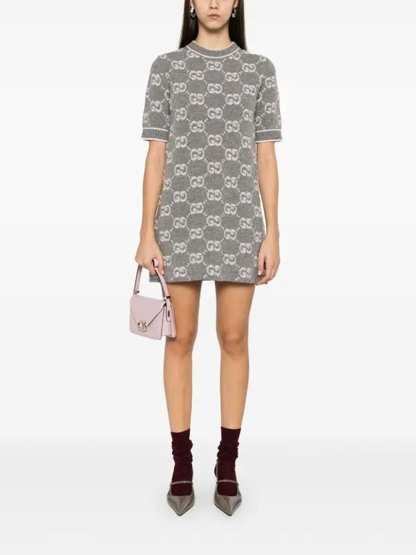 Gucci Gg Jacquard Mini Dress