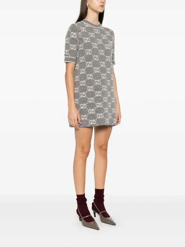 Gucci Gg Jacquard Mini Dress