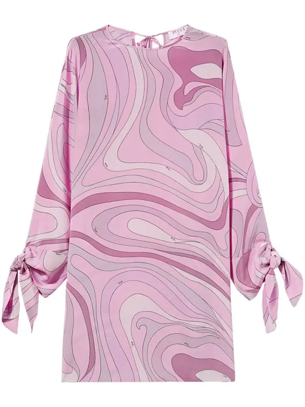 Emilio Pucci Abstract-pattern Print Mini Dress