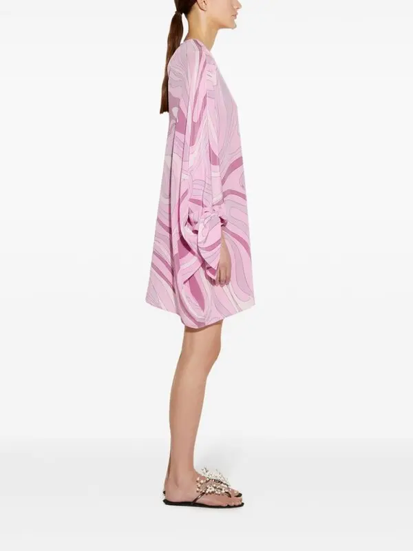 Emilio Pucci Abstract-pattern Print Mini Dress