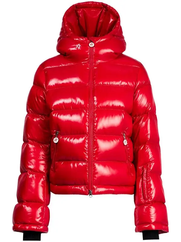 Perfect Moment Polar Flare Puffer Jacket - Red