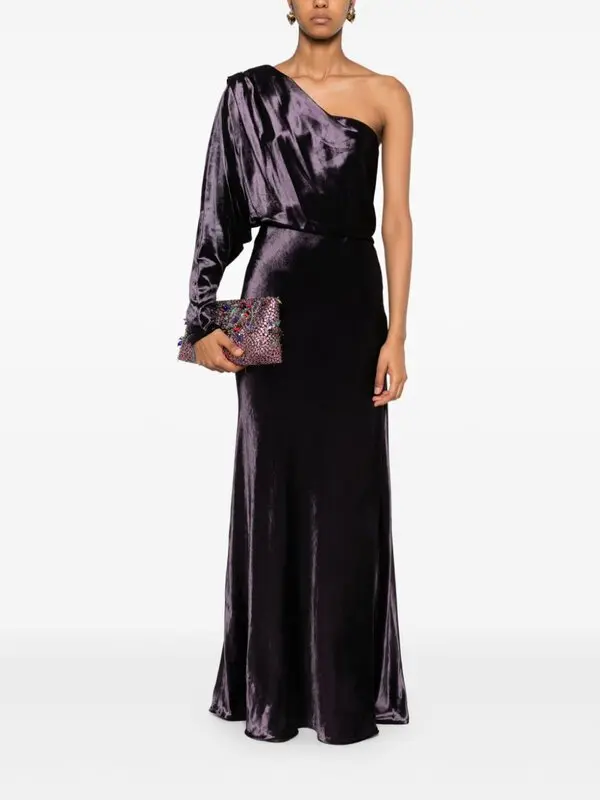 Zimmermann Illustration Gown - Purple