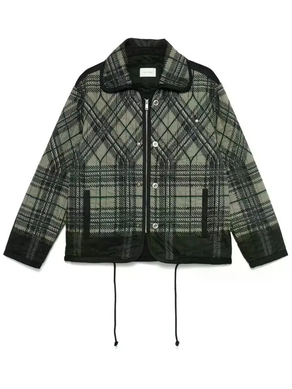 CRAIG GREEN Plaid-check Jacket - Grey