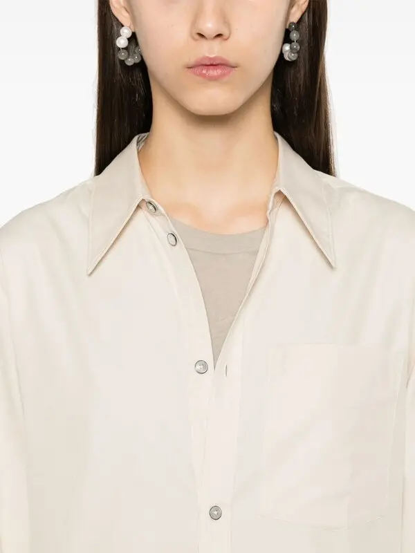 LEMAIRE Poplin Shirt - Neutrals