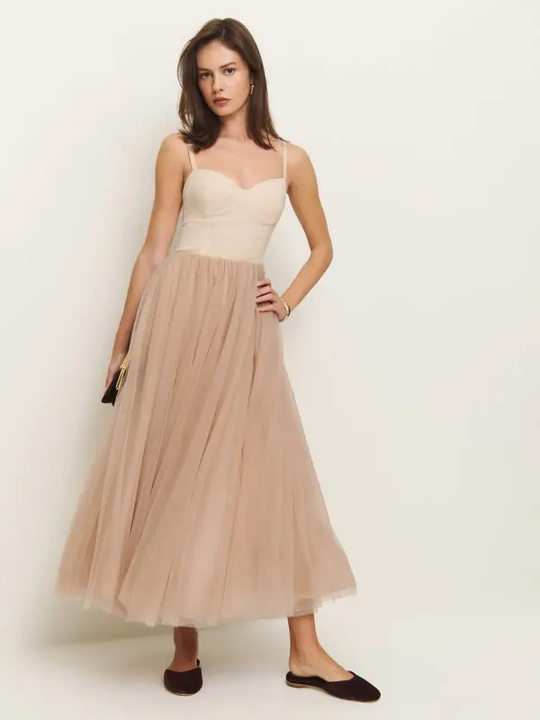 REFORMATION Esmarie Dress - Natural