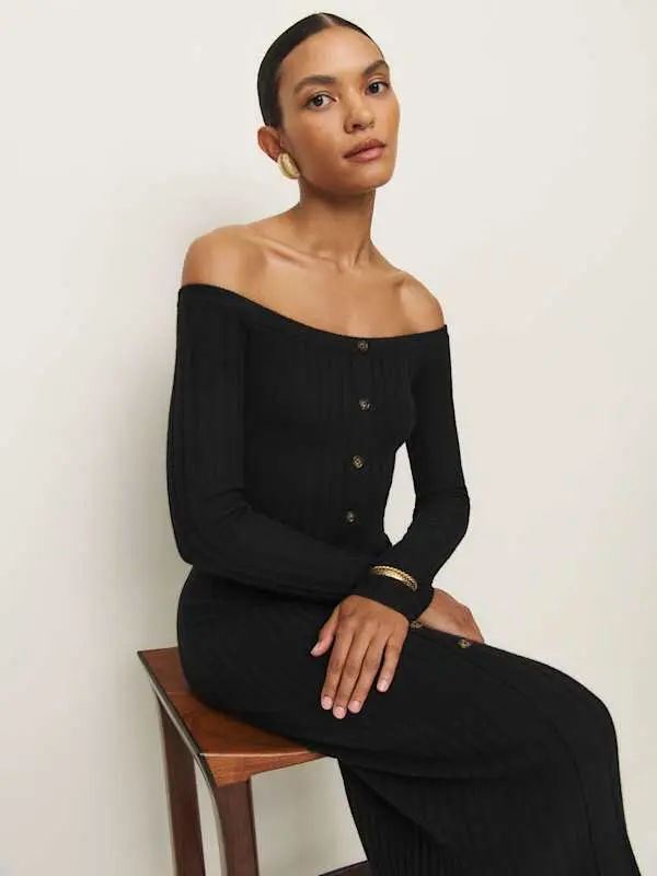 REFORMATION Nara Cashmere Sweater Dress