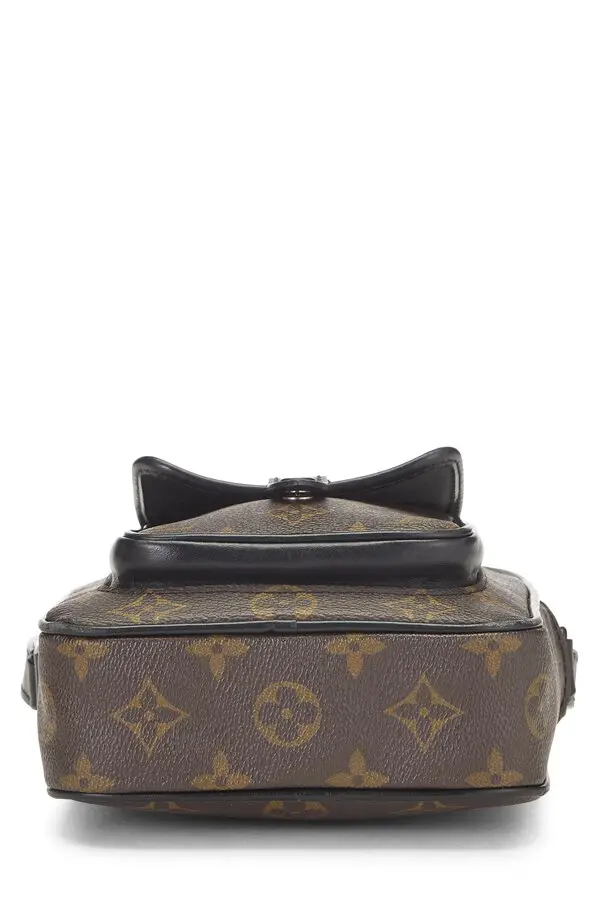 LOUIS VUITTON Monogram Macassar Christopher Wearable Wallet - Brown