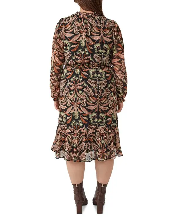 Estelle Clip Dot Midi Dress In Print - 65% Off | Editorialist