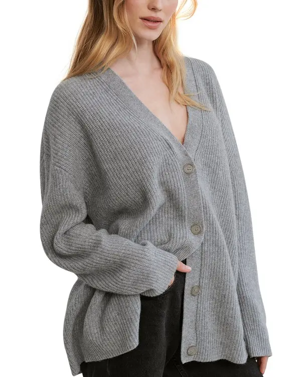 Jenni Kayne Cashmere Cocoon Cardigan - Heather Grey