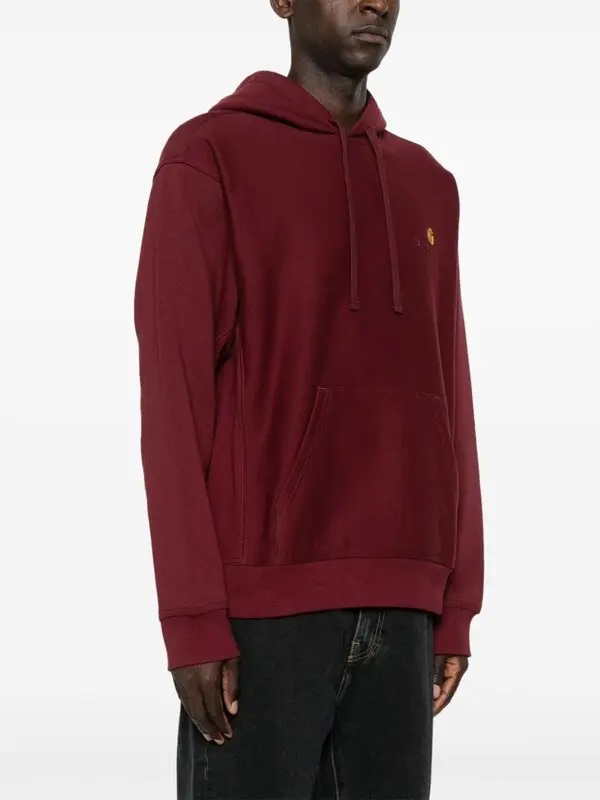 Carhartt Work In Progress American Script Hoodie - Red