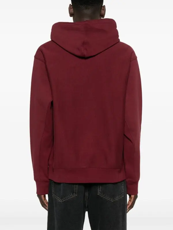 Carhartt Work In Progress American Script Hoodie - Red