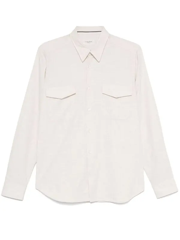 TINTORIA MATTEI 954 Cotton Shirt - Neutrals