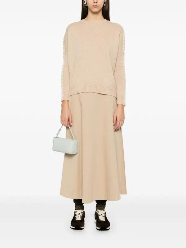 KUJTEN Amea Cashmere Sweater - Neutrals