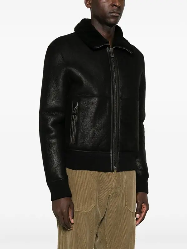 美品！BELSTAFF Black Label AVIATOR ジャケット L BELSTAFF Carrier Shearling Full-Grain Leather Aviator Bomber