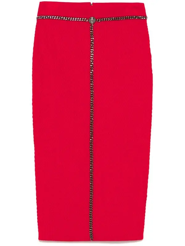Elisabetta Franchi Chain-detail Midi Skirt