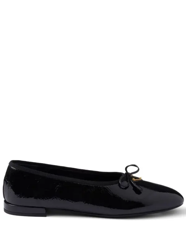 Prada Leather Ballet Flats