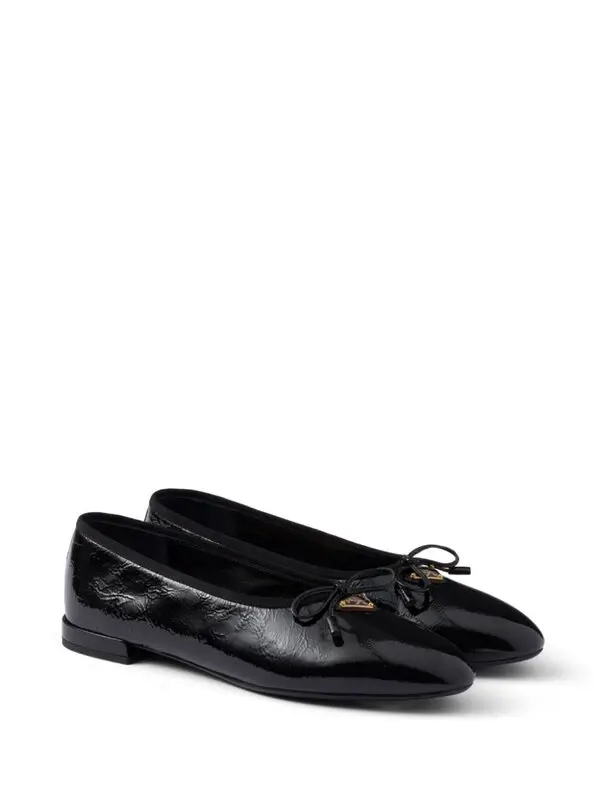 Prada Leather Ballet Flats