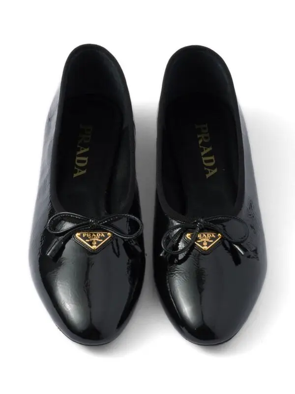 Prada Leather Ballet Flats