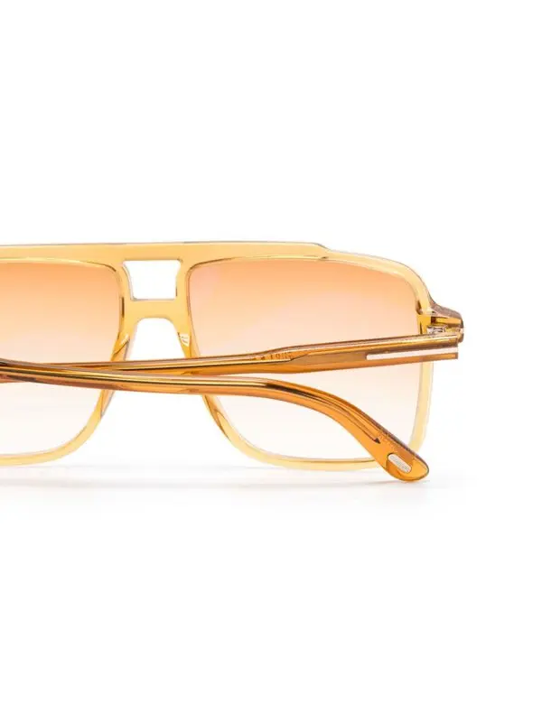 TOM FORD Kemp Aviator Sunglasses - Neutrals