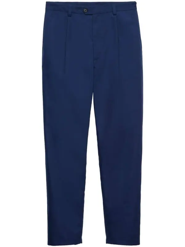 Prada Poplin Trousers - Blue