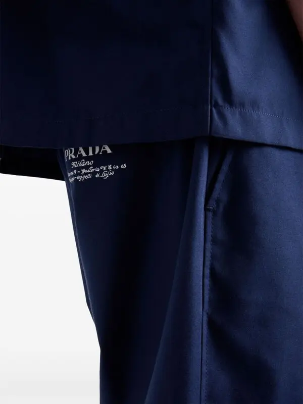 Prada Poplin Trousers