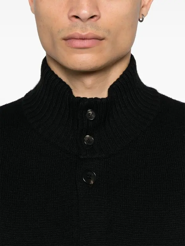 ZANONE Brera Cardigan - Black