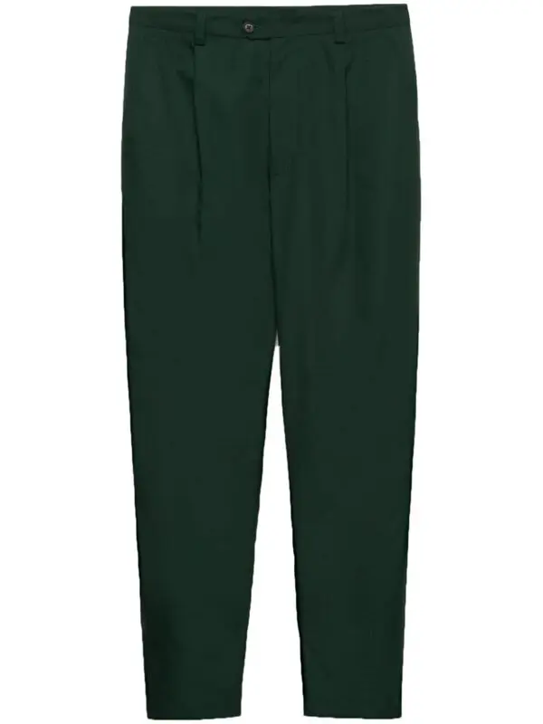 Prada Poplin Trousers - Green