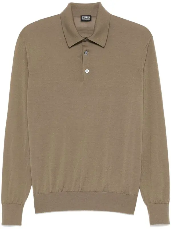 Zegna Wool Polo Shirt