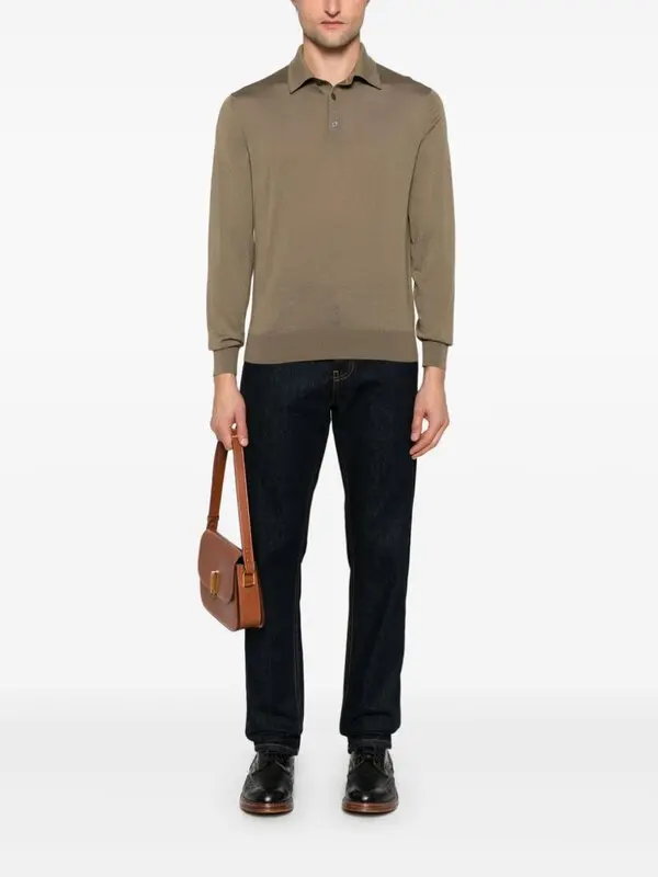 Zegna Wool Polo Shirt