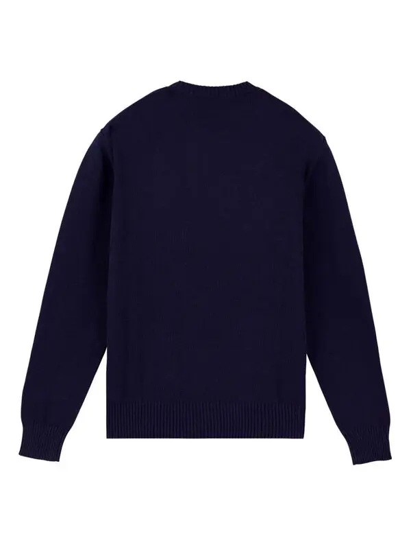 Vilebrequin Embroidered-logo Sweater - Blue