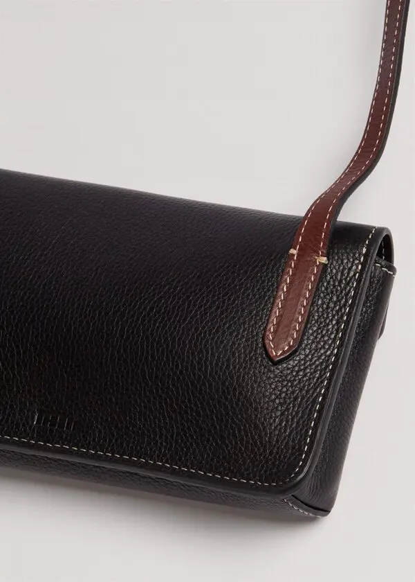 ME+EM Leather Pouch With Turn Lock Fastening