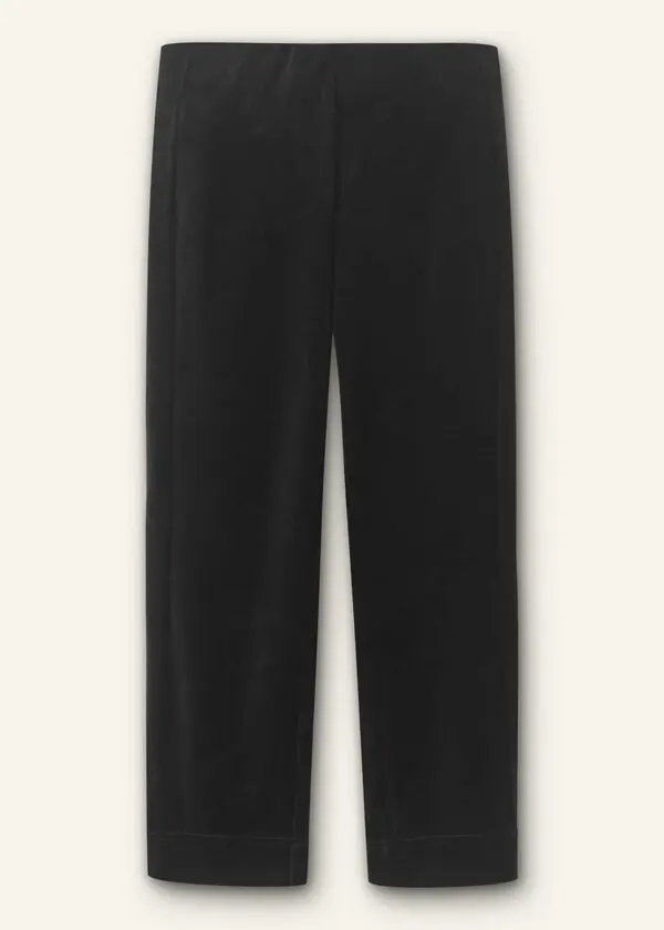 ME+EM Velour Slim Crop Trouser